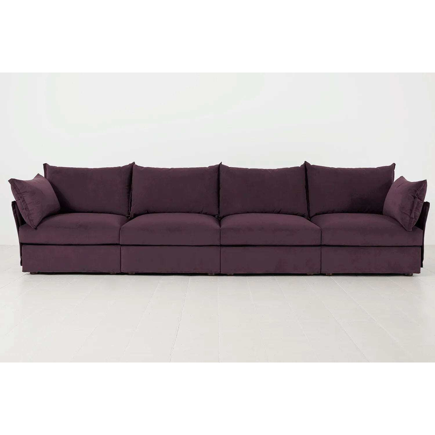 Model 06 4 Seater Sofa From Swyft - Grape - Quick Delivery by Swyft ...