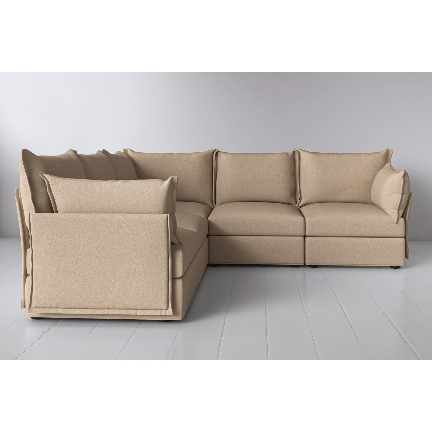 Wool Corner Sofa from Swyft - Ecru - Model 06 - Quick Delivery by Swyft ...