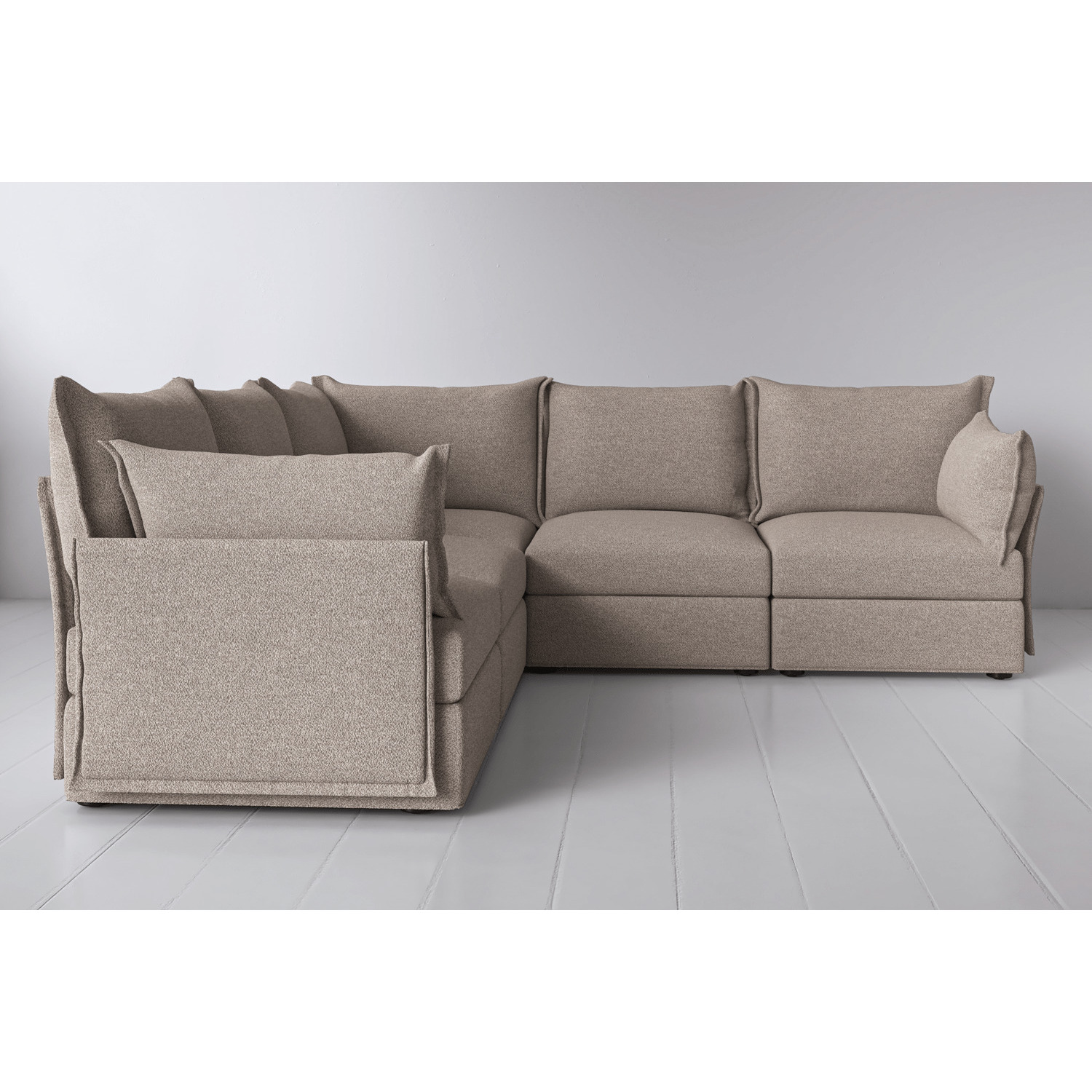 Boucle Corner Sofa from Swyft - Sand - Model 06 - Quick Delivery by ...