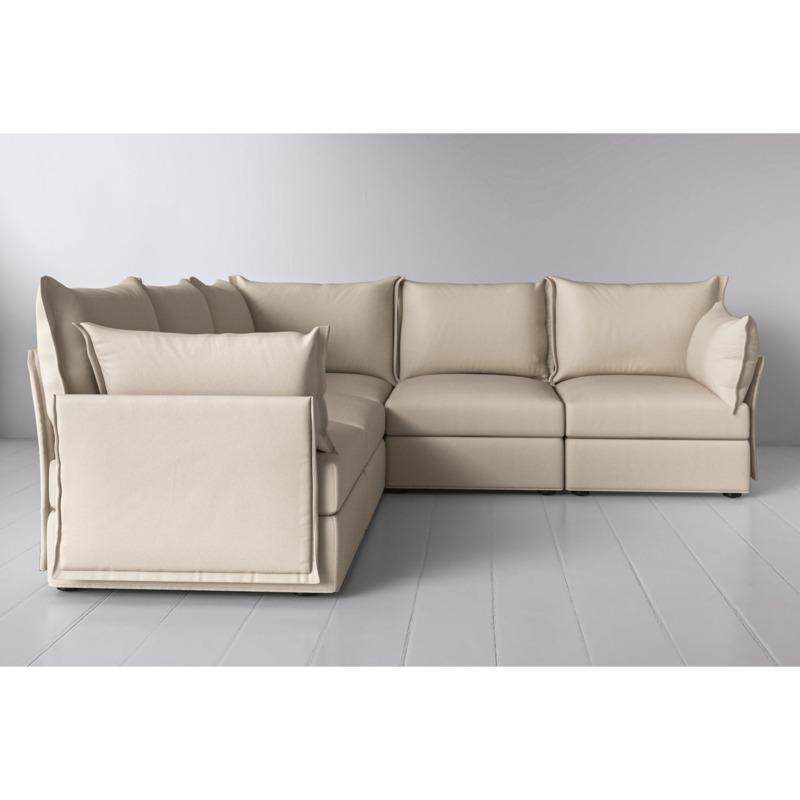 Linen Corner Sofa from Swyft - Silk - Model 06 - Quick Delivery by ...