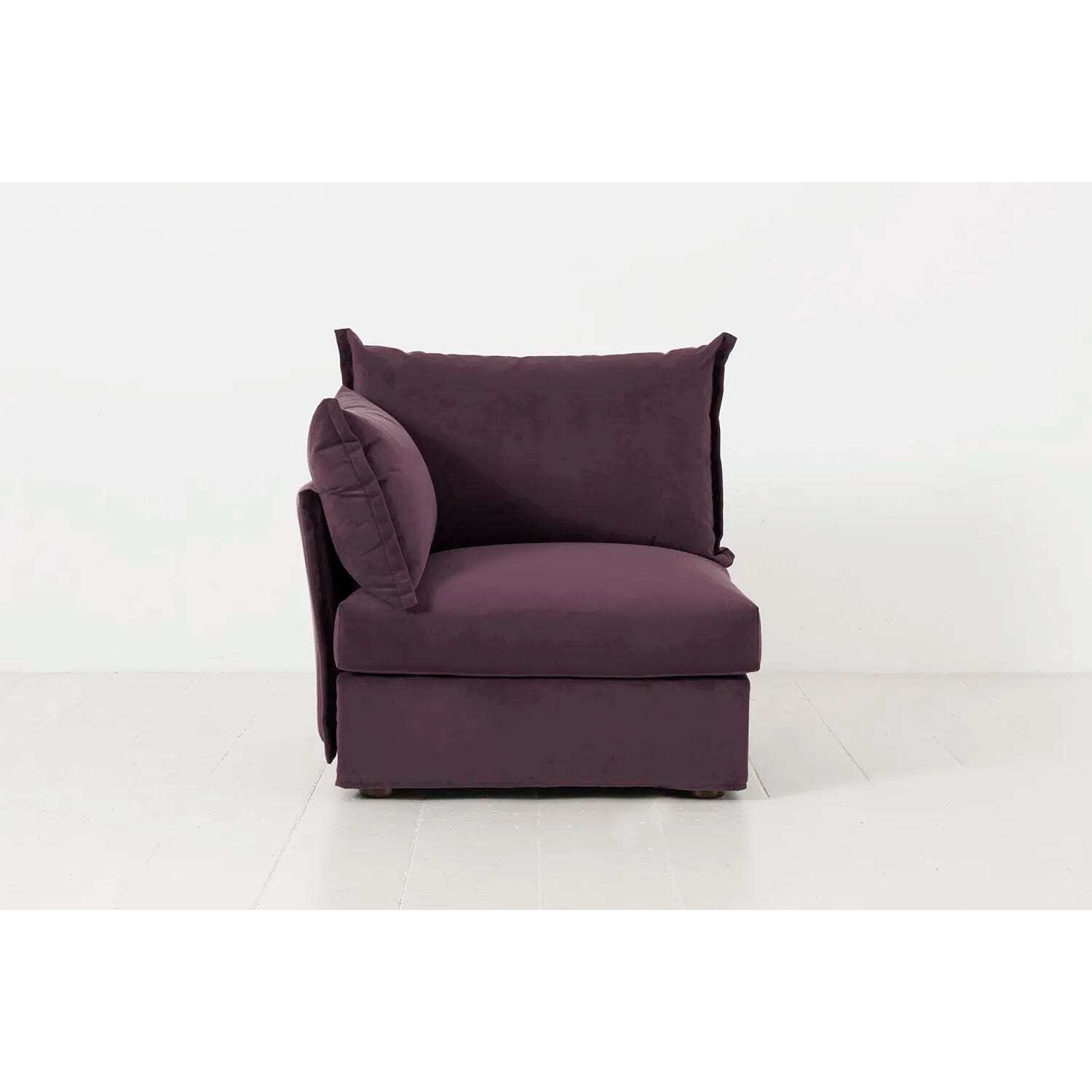 Model 06 Left Arm Module Sofa From Swyft - Grape - Quick Delivery by Swyft | ufurnish.com