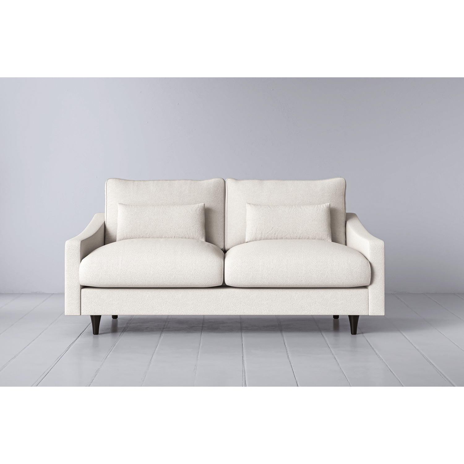 Boucle 2 Seater Sofa from Swyft - Ivory - Model 07 - Quick Delivery by ...