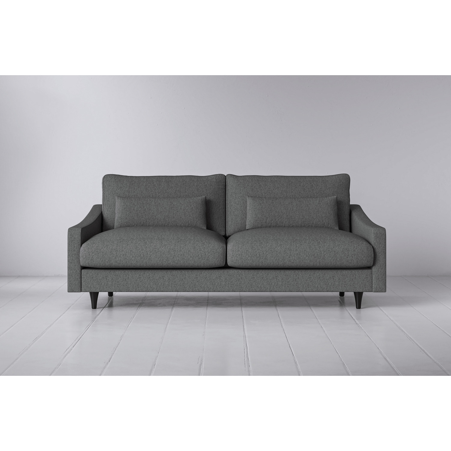 Wool 3 Seater Sofa from Swyft - Slate - Model 07 - Quick Delivery by ...