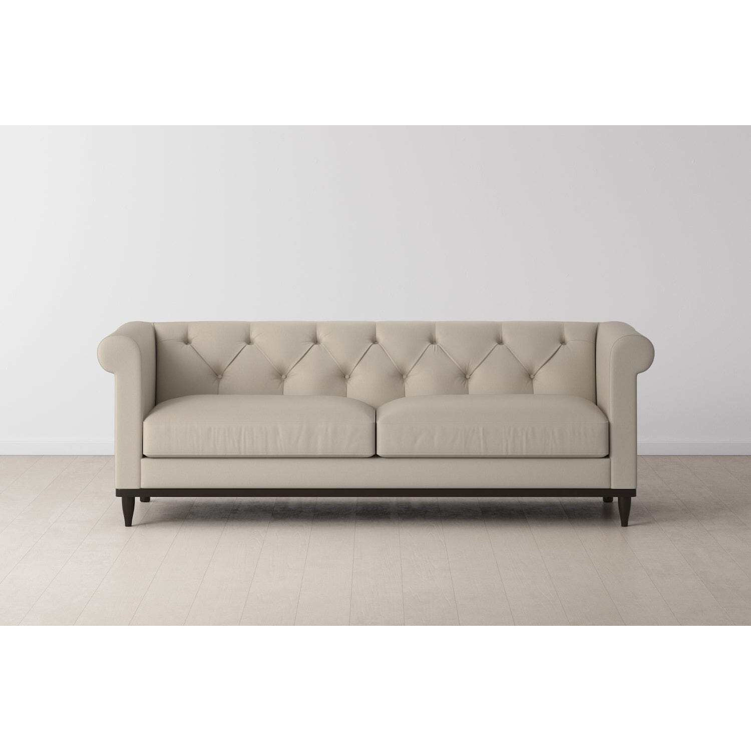 Linen 3 Seater Sofa from Swyft - Silk - Model 09 - Quick Delivery by ...