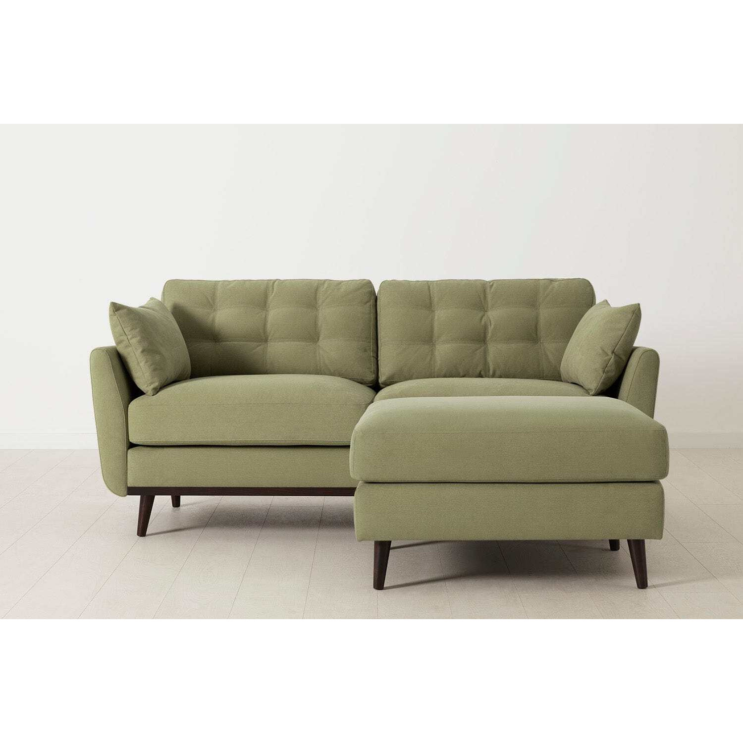 Model 10 2 Seater Right Corner Sofa From Swyft - Celery - Quick ...