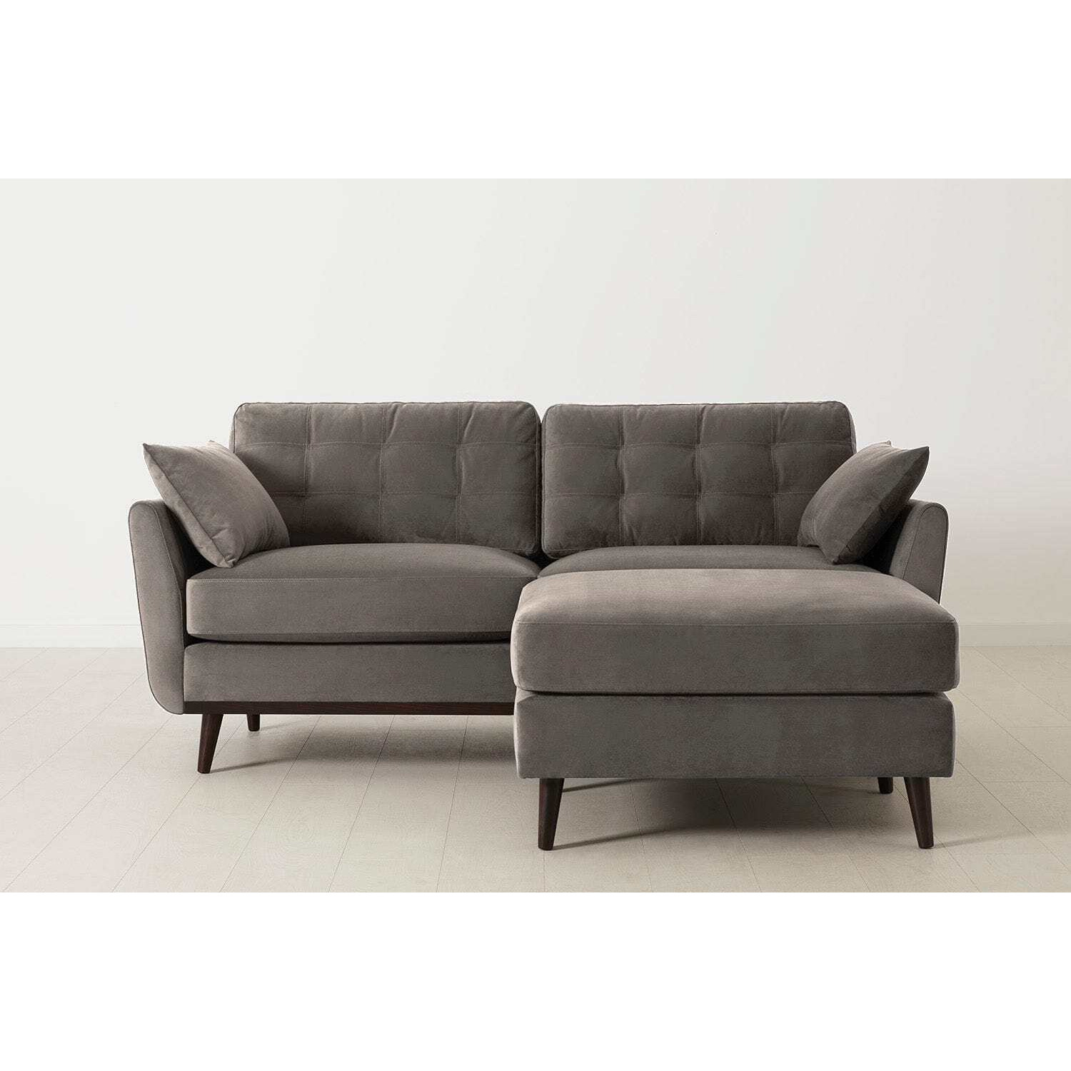 Model 10 2 Seater Right Corner Sofa From Swyft - Elephant - Quick ...