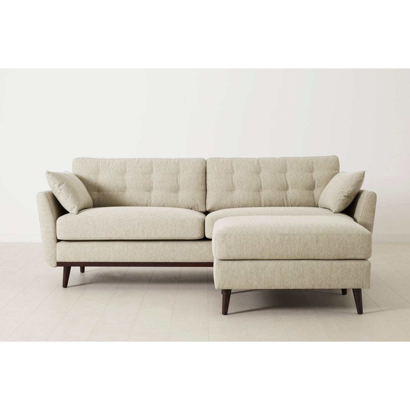 Model 10 3 Seater Right Corner Sofa From Swyft - Pebble - Quick ...
