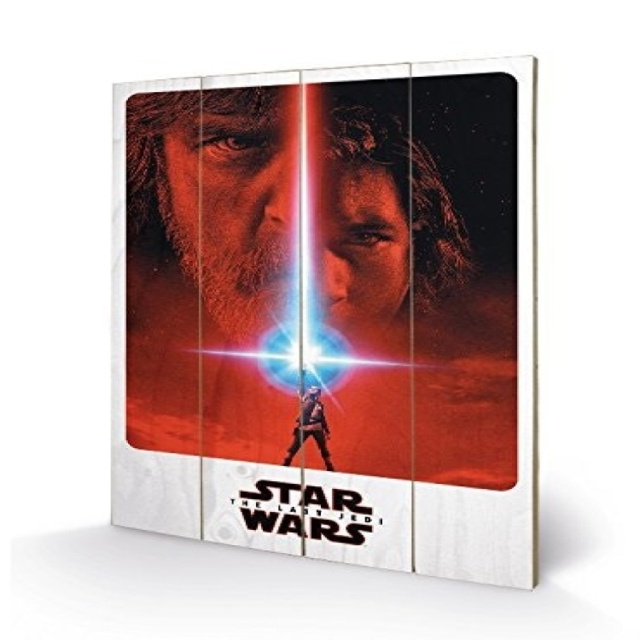 Star Wars: The Last Jedi (Teaser) Small Wood - Wood Panel by Tesco ...