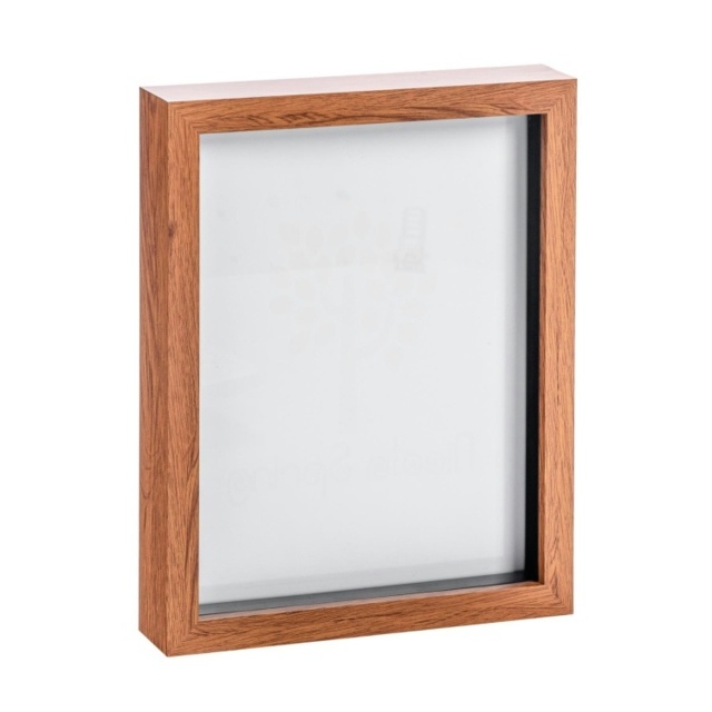 Nicola Spring 3D Box Photo Frame - 8 X 10'' - Dark Wood by Tesco ...