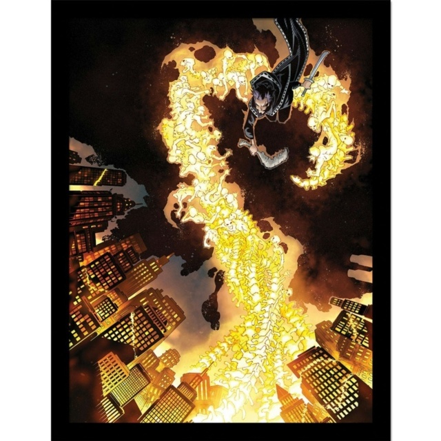 Marvel Classic (Dr.strange Fire) Framed 30X40Cm Print by Tesco ...