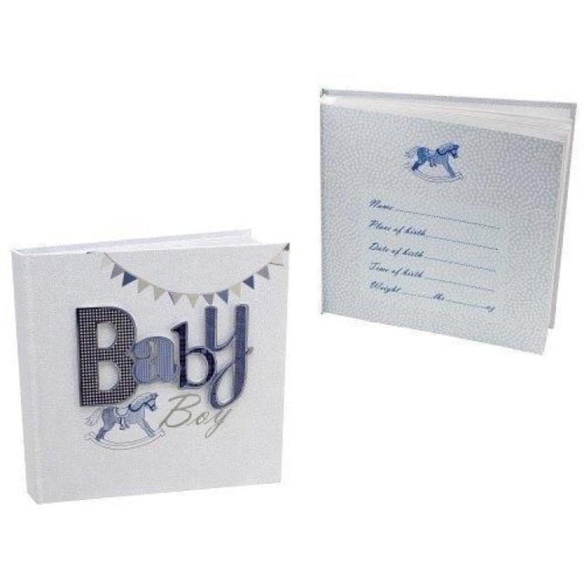 Laura Darrington Typography Coll Pergamyn Album - Baby Boy by Tesco ...