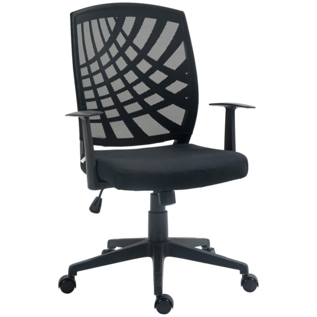 Homcom Mesh Office Chair Height Adjustable Desk Chair by Tesco ...