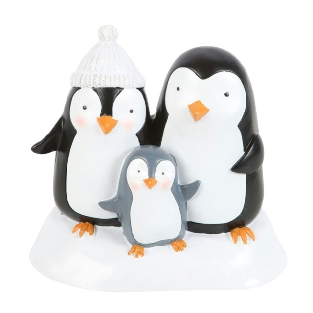 Penguin Family Resin Ornament by Tesco - Marketplace | ufurnish.com