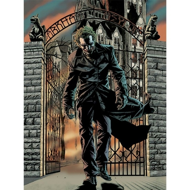 Batman (The Joker Released) 60X80X4Cm Stretched Canvas Print by Tesco ...