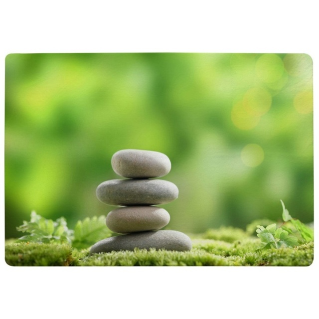 Rock Garden Stones (Rug) Green - S by Tesco - Marketplace | ufurnish.com