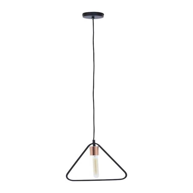 Interiors By Premier Contemporary Triangular Pendant Light, Lightweight ...