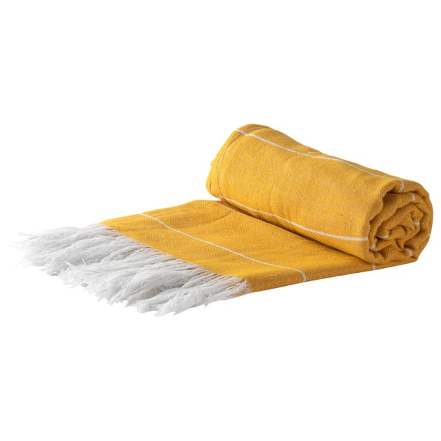Nicola Spring Turkish Cotton Bath Towel - 173 x 92cm - Mustard Yellow ...