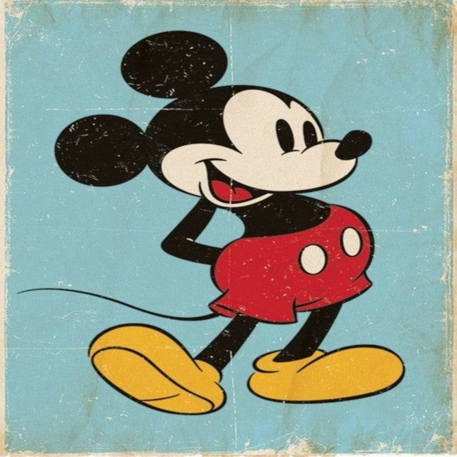 Mickey Mouse (Retro) Maxi Poster - Poster / Prints by Tesco ...