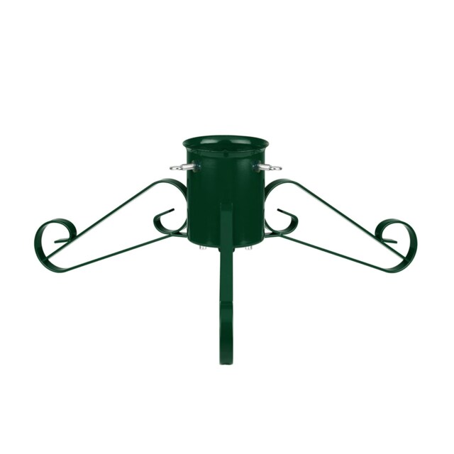 Holly international traditional metal scroll leg christmas tree stand ...