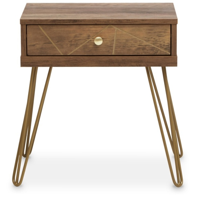 Interiors By Premier Elegant One Draw Side Table, Functional Side Table ...