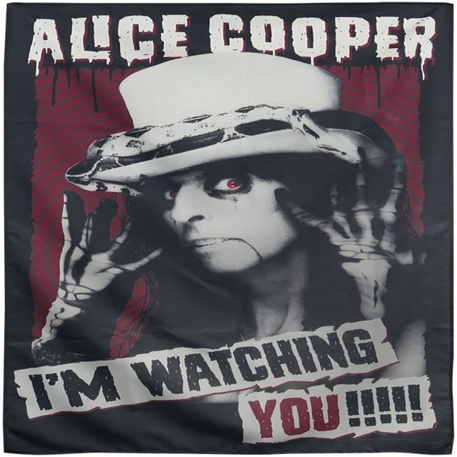 Alice Cooper Textile Poster: I'm Watching You - Posters & Textiles by ...