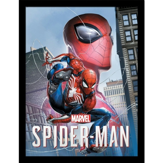 Spider-Man (Poster) Framed 30X40Cm Print by Tesco - Marketplace ...