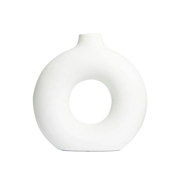 Bhs Holey Ceramic Vase, White by Tesco - Marketplace | ufurnish.com