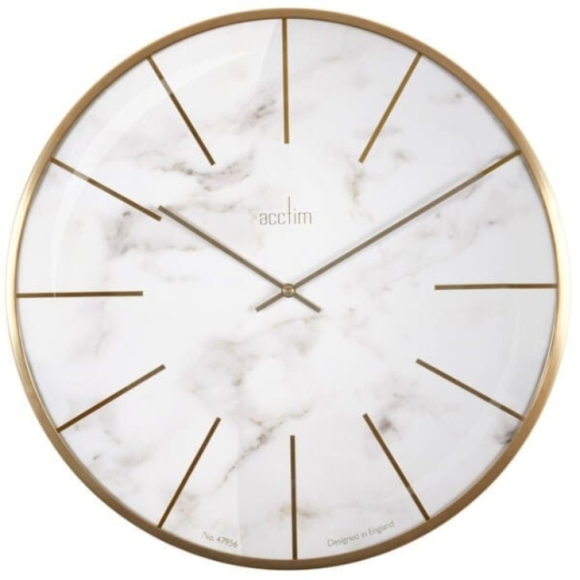 Acctim Luxe Marble Clock by Tesco - Marketplace | ufurnish.com