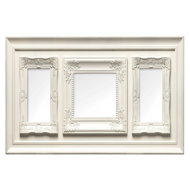 Maren Vintage Style Cream 3 Photo Frame Cream - One Size by Tesco ...