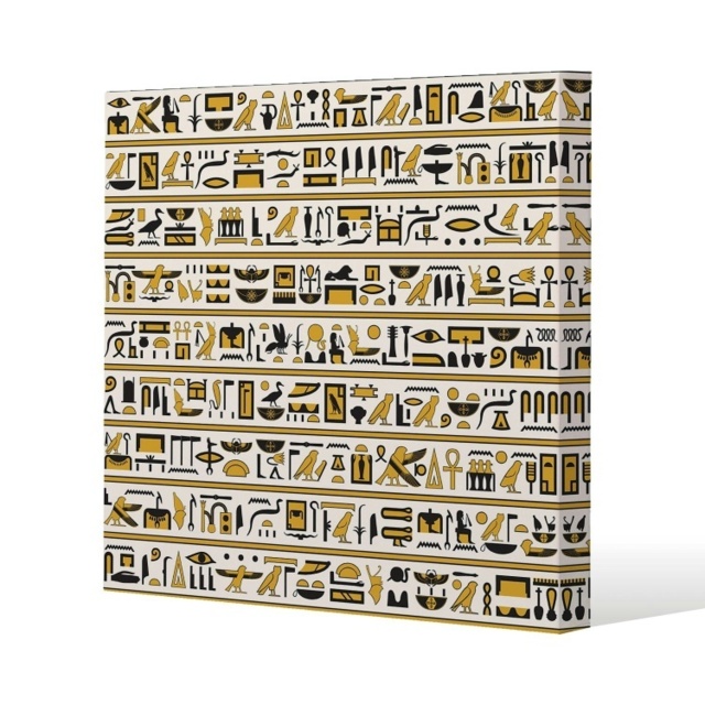 Ancient Egyptian Hieroglyphs (Canvas Print) by Tesco - Marketplace ...