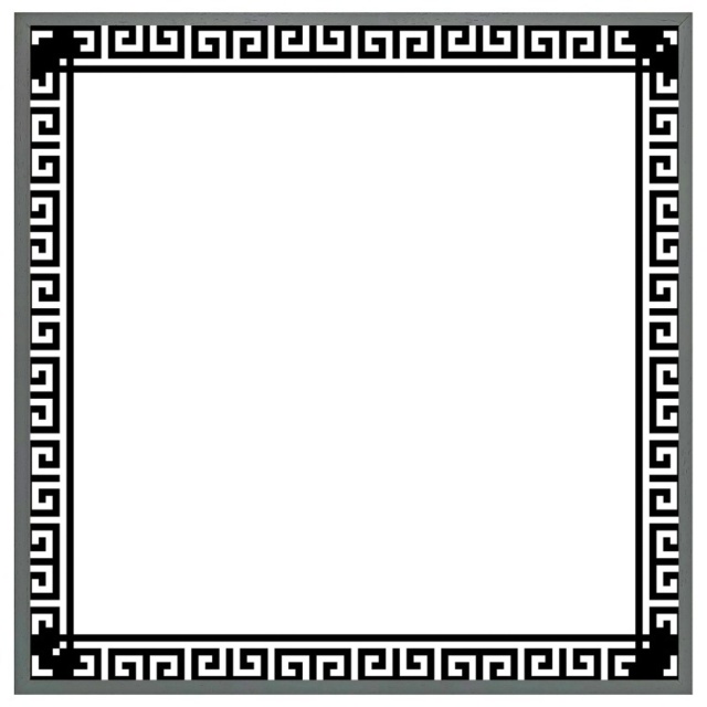 Greek Key Border Frame (Picture Frame) Grey - L by Tesco - Marketplace ...