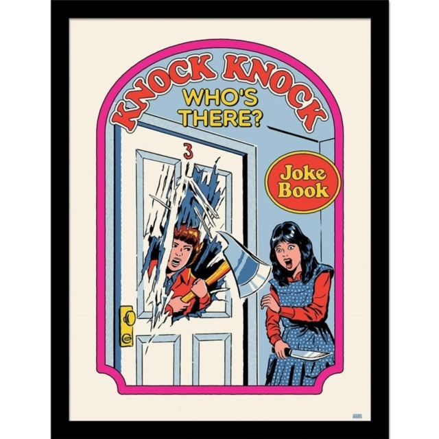 Steven Rhodes (Knock Knock Who's There) Framed 30X40Cm Print by Tesco ...