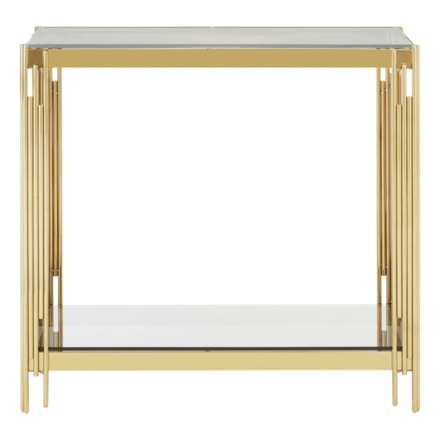 Interiors By Premier Easily Maintained Linear Design Console Table ...
