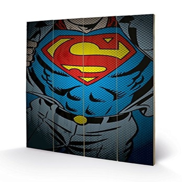 Dc Comics (Superman Torso) - Wood Panel by Tesco - Marketplace ...