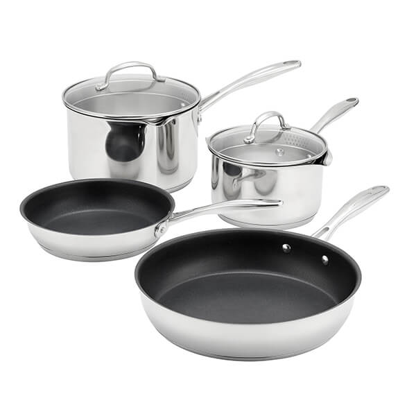 Stellar 7000 profile draining 4 piece cookware set by Tesco ...