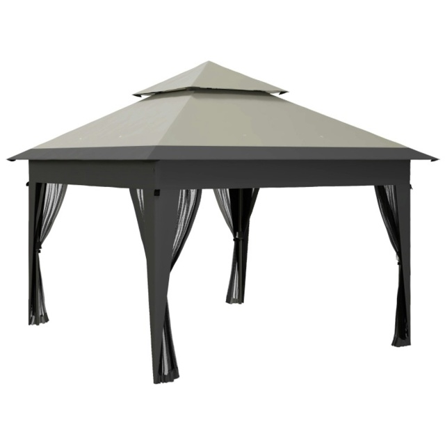 Outsunny 3M X 3M Pop Up Gazebo, Instant Shelter With Mosquito Netting ...