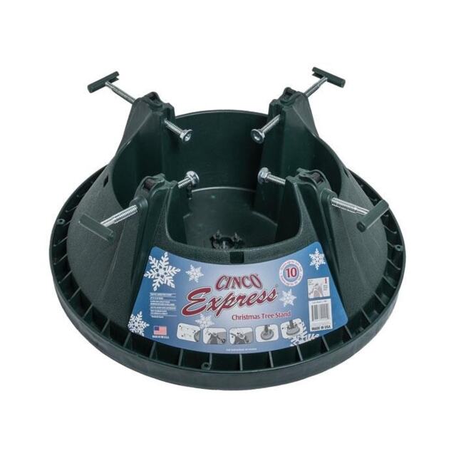 Cinco express 10 christmas tree stand for real trees up to 10ft tall by ...