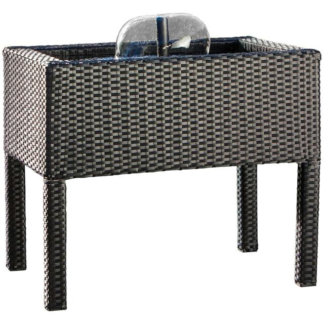 Certikin heissner rattan patio pond water feature self-contained 015196 ...