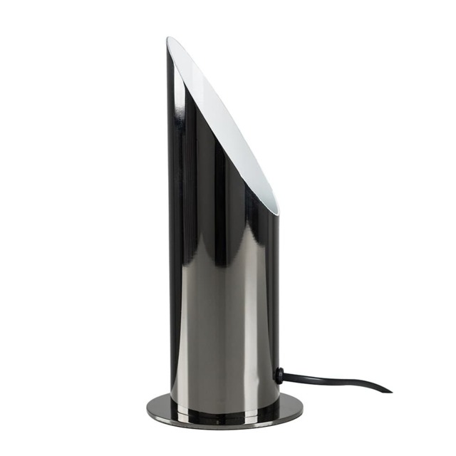 ValueLights Modern Black Chrome Table Floor Standing Uplighter Lamp ...