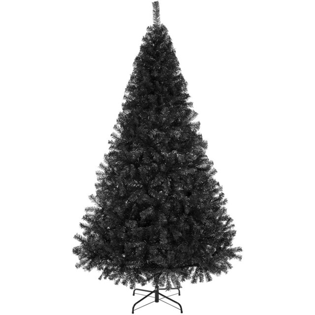 Yaheetech 219 cm Tall Hinged Fir Holiday Decoration Artificial ...