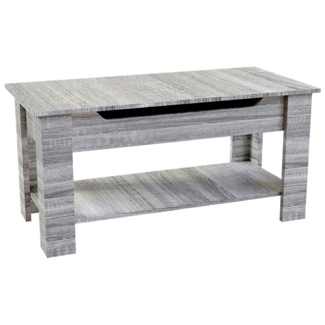 Vida Designs Lift Up Coffee Table With Storage Compartment & Shelf ...
