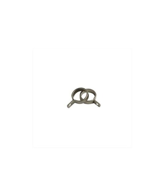 Silver Cafe Curtain Rod Rings Pack Of 10 Silver Silver by Tesco ...