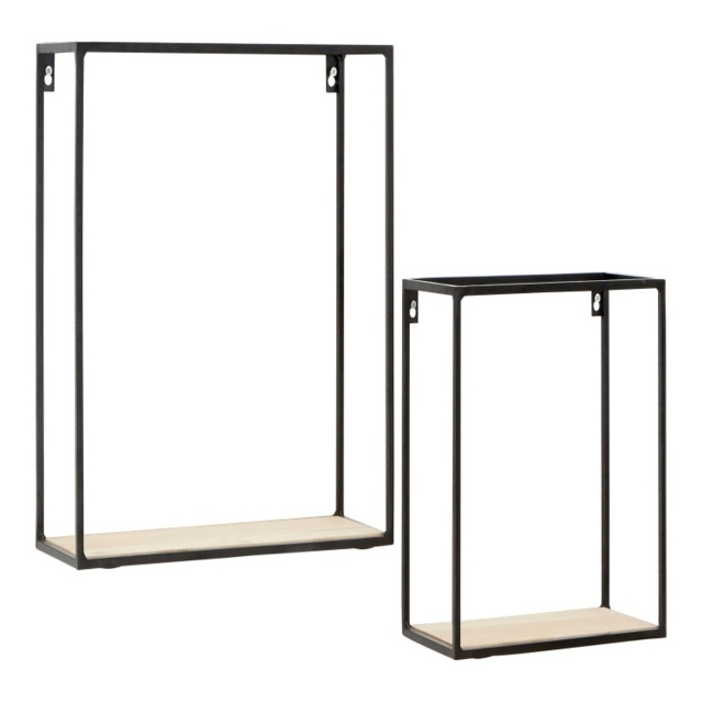 Interiors By Premier Stylish Cuboid Shelf Unit, Functional Wall Shelves ...