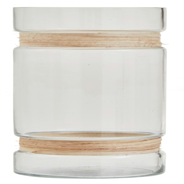 Interiors By Premier Large Glass Vase, Coastal And Textured Tall Glass ...