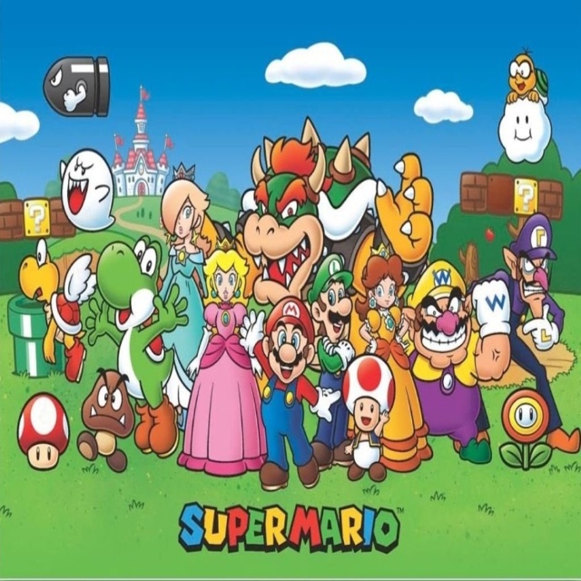 Super Mario Characters Maxi Poster - Poster / Prints by Tesco ...