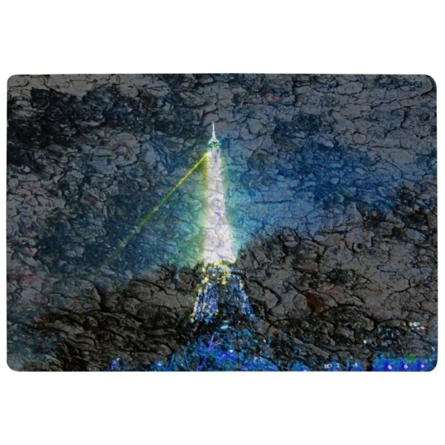 Eiffel Tower And Bark (Rug) Blue - Medium: 80X150Cm by Tesco ...
