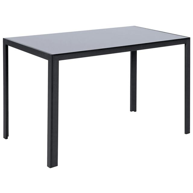 Living and home rectangular glass dining table for kitchen dining room ...