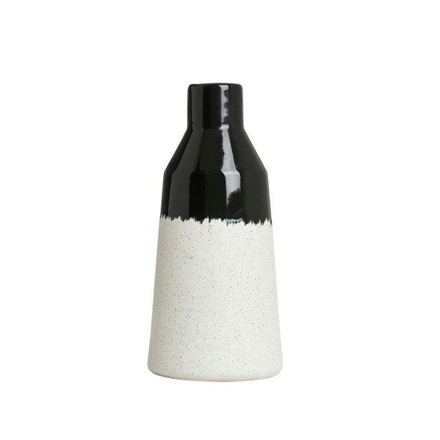 Bhs Bottle Shape Ceramic Vase, Black by Tesco - Marketplace | ufurnish.com