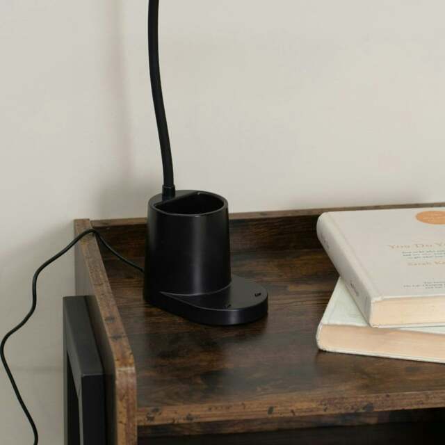 ValueLights Marco Adjustable Black Rechargeable Wireless Pen Pot ...