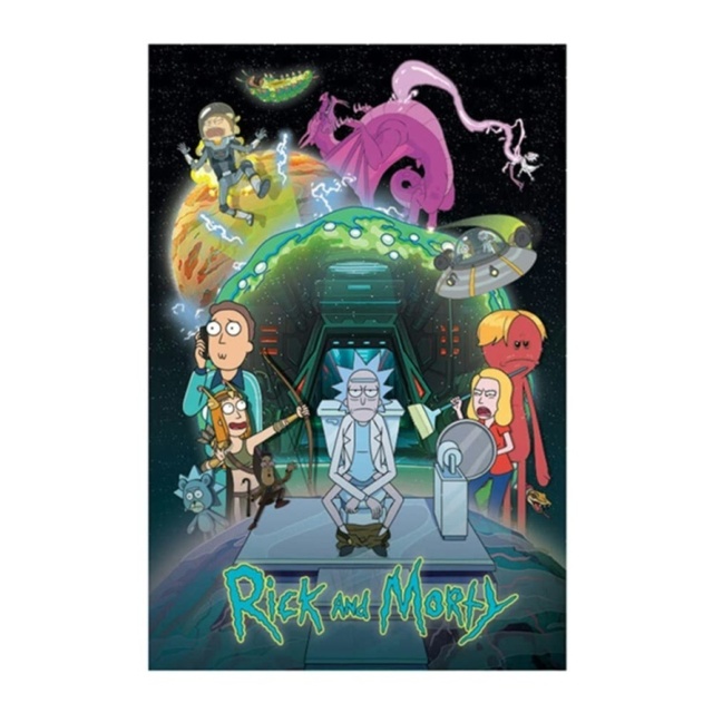 Rick And Morty (Toilet Adventure) Maxi Poster - Poster / Prints by ...